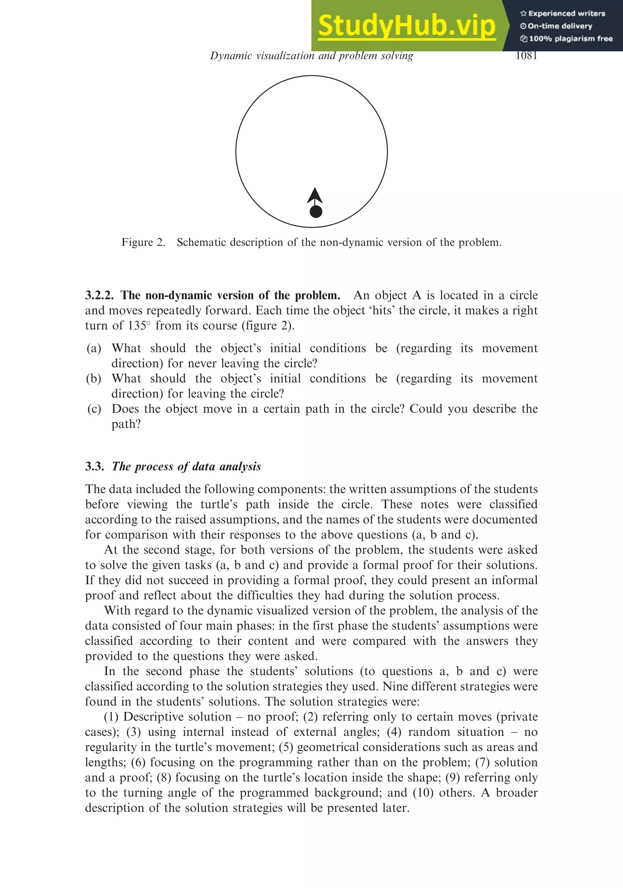 A Case Study Of Dynamic Visualization And Problem Solving | PDF