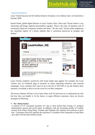 A Case Study Of Louis Vuitton | PDF