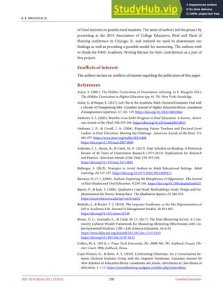 A Case Study Of Mentoring Deaf Academics The PAH (Success) Academic ...