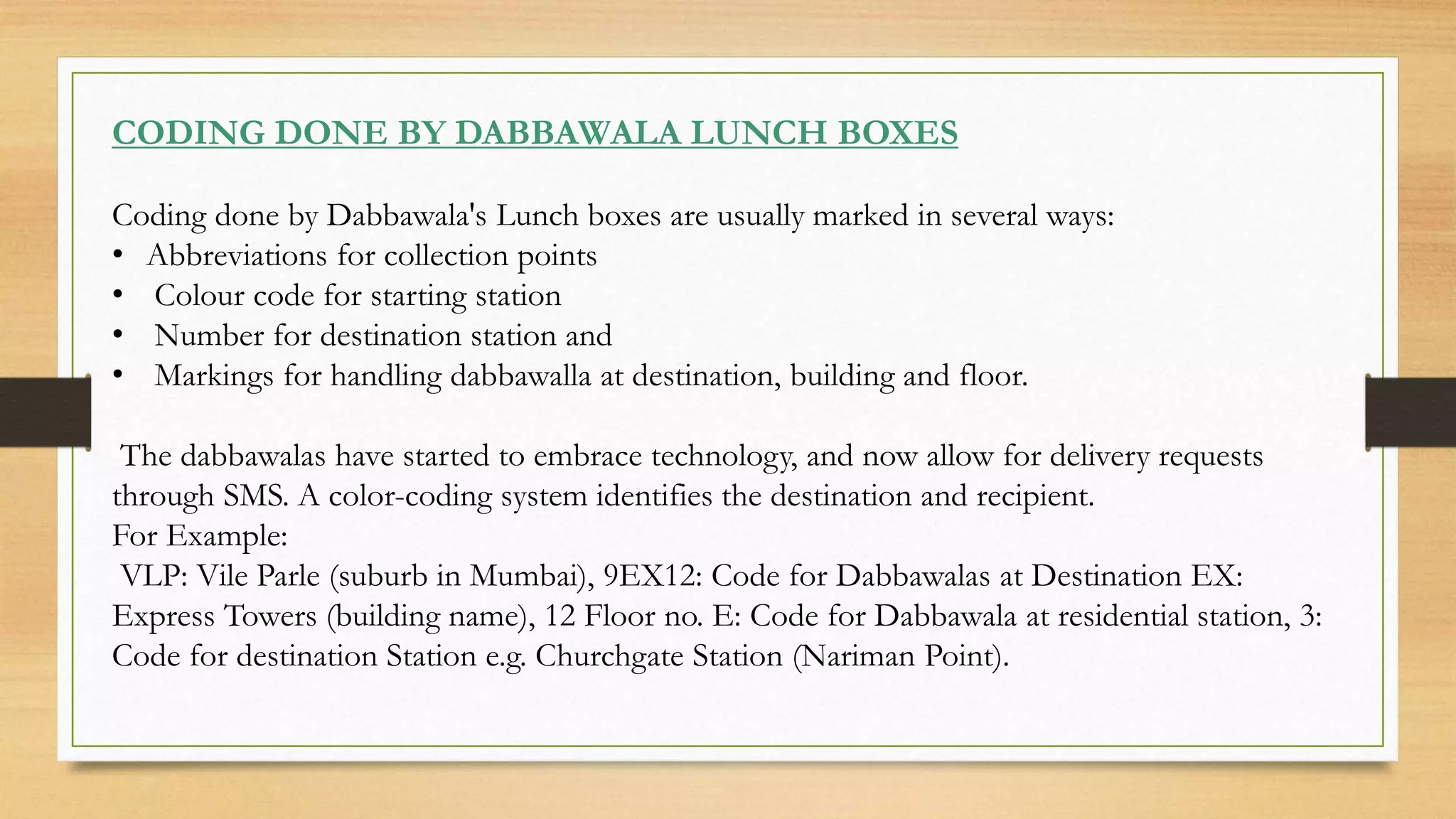 A case study of mumbai dhabawalla | PPTX