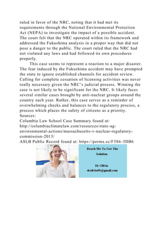 A Case Study of Silkwood vs. Kerr-McGeeIntroduction to the Case.docx