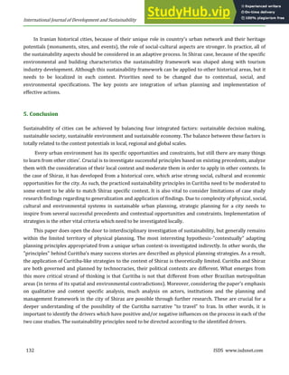A Case Study Of Sustainable Urban Planning Principles In Curitiba (Brazil) And Their ...