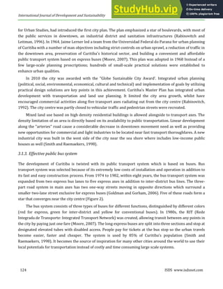 A Case Study Of Sustainable Urban Planning Principles In Curitiba ...