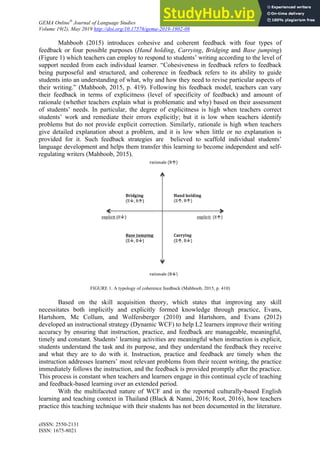 A Case Study Of Teacher Feedback On Thai University Students Essay ...