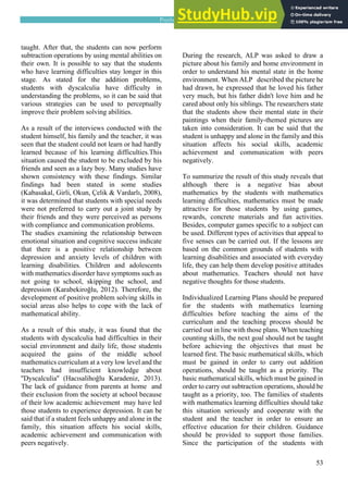 A Case Study Of Teaching Addition And Subtraction To A Student With Dyscalculia | PDF