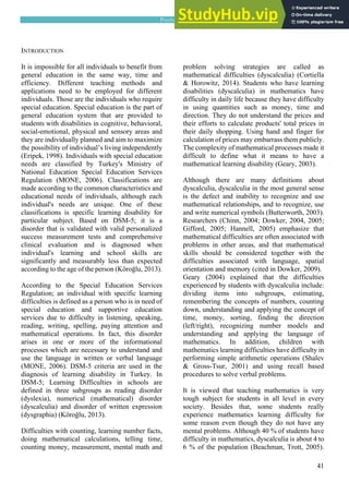 A Case Study Of Teaching Addition And Subtraction To A Student With ...