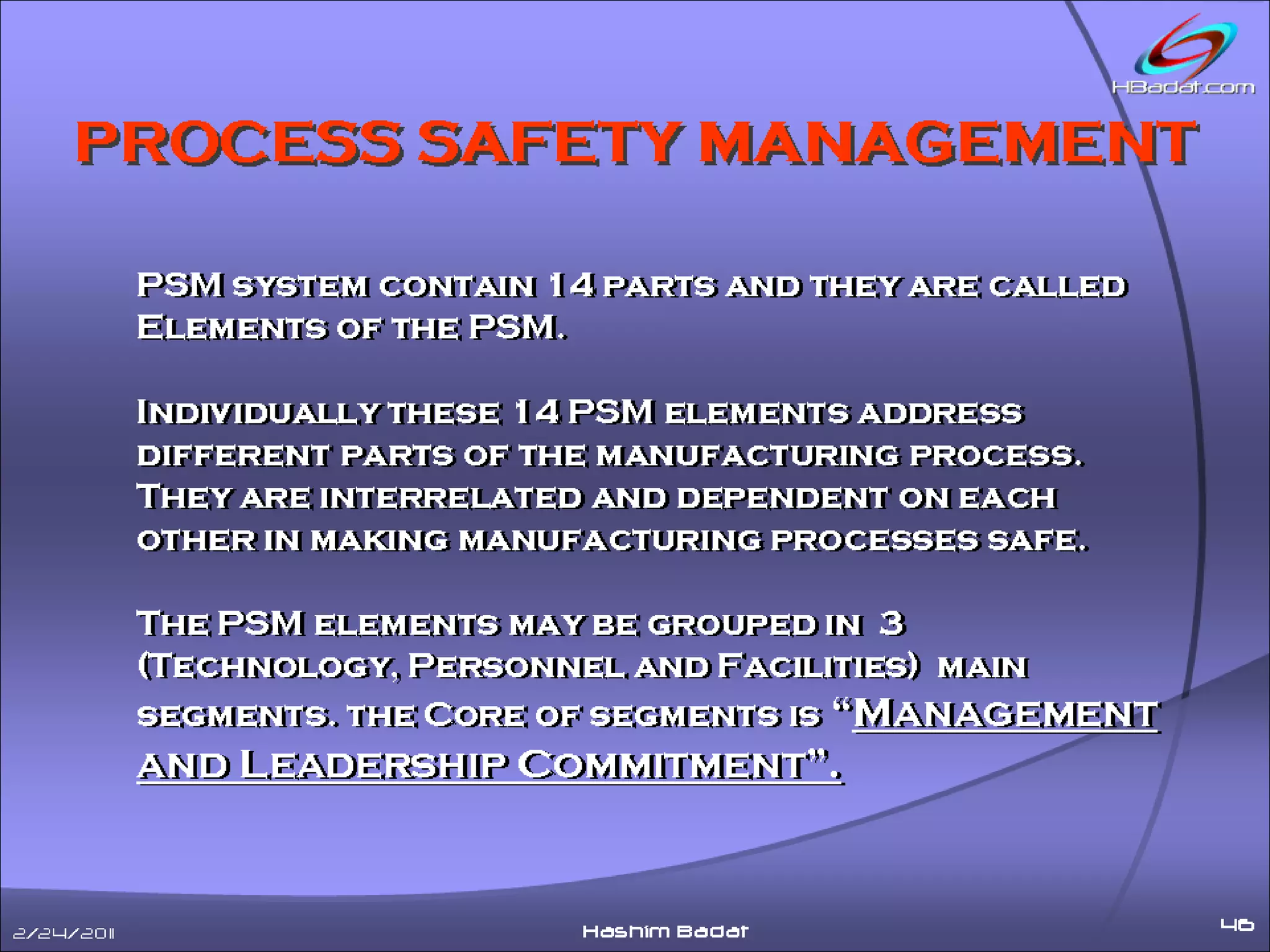A CASE STUDY OF THE BOILER ACCIDENT, Process Safety Management System | PPT