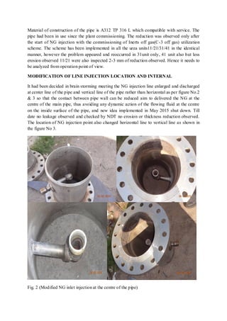 A case study of thinning of ng (natural gas) injection line in mp ...