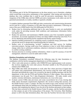 A Case Study Of Using BIM And COBie For Facility Management | PDF