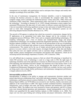 A Case Study Of Using BIM And COBie For Facility Management | PDF