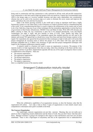 A Case Study On Agile And Lean Project Management In Construction ...