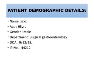 A case study on appendicitis / a case presentation on appendicitis | PPTX