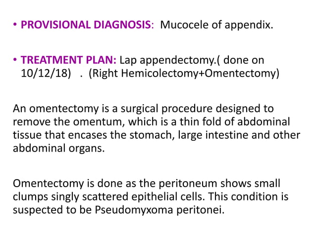 A case study on appendicitis / a case presentation on appendicitis | PPT
