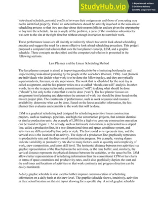 A Case Study On Applying Lean Construction To Concrete | PDF