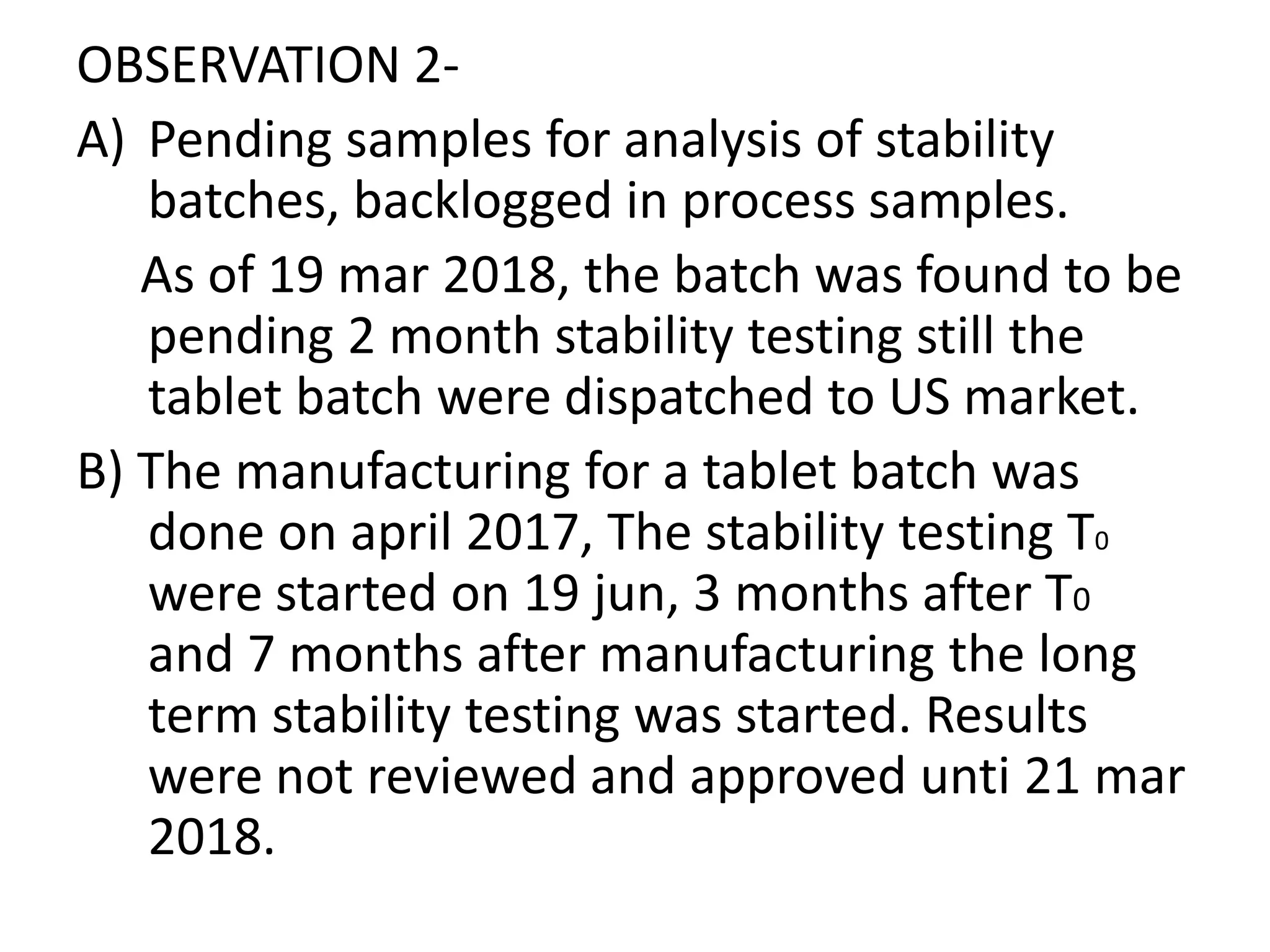 A case study on audit of pharmaceutical company | PPTX