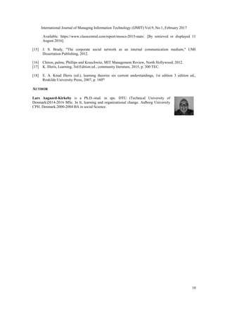 A case study on autho socialization in online platforms | PDF | Technology & Computing