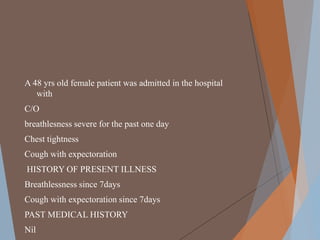 A case study on bronchial asthma | PPTX