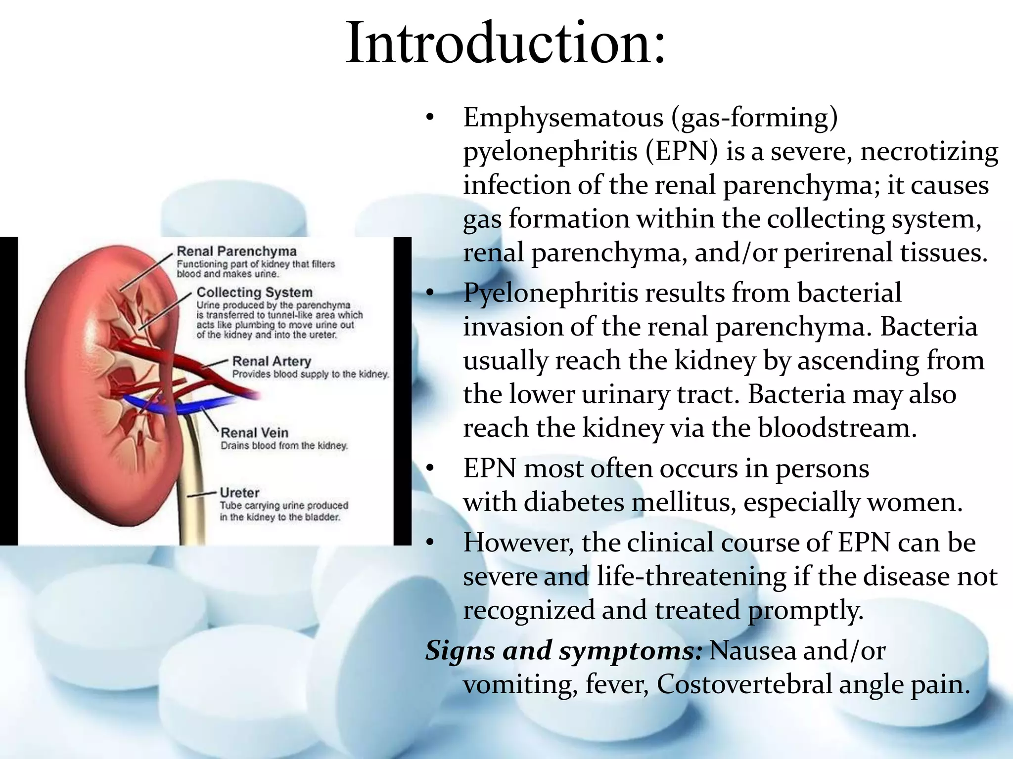 A case study on emphysematous pyelonephritis | PPT