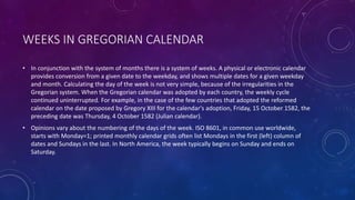 A case study on Gregorian Calendar | PPTX | Christianity | Religion & Spirituality