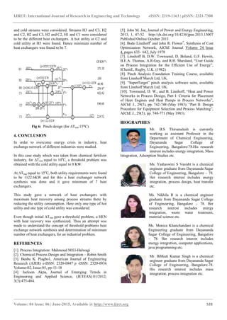 A case study on heat exchnage network | PDF