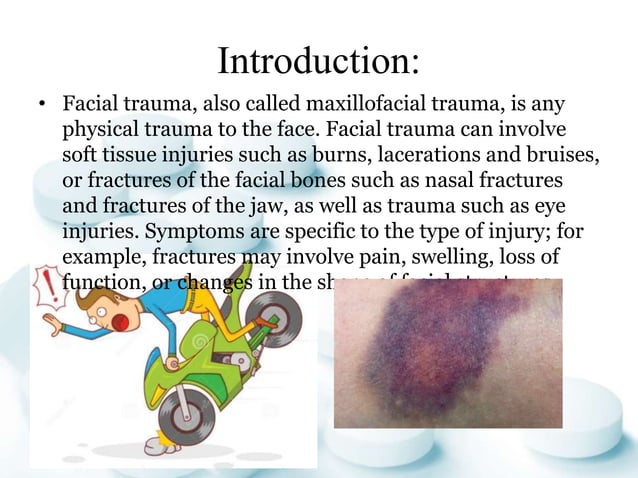 A case study on maxillofacial trauma | PPTX