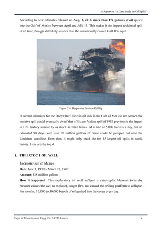 A Case Study on Oil Spills | PDF