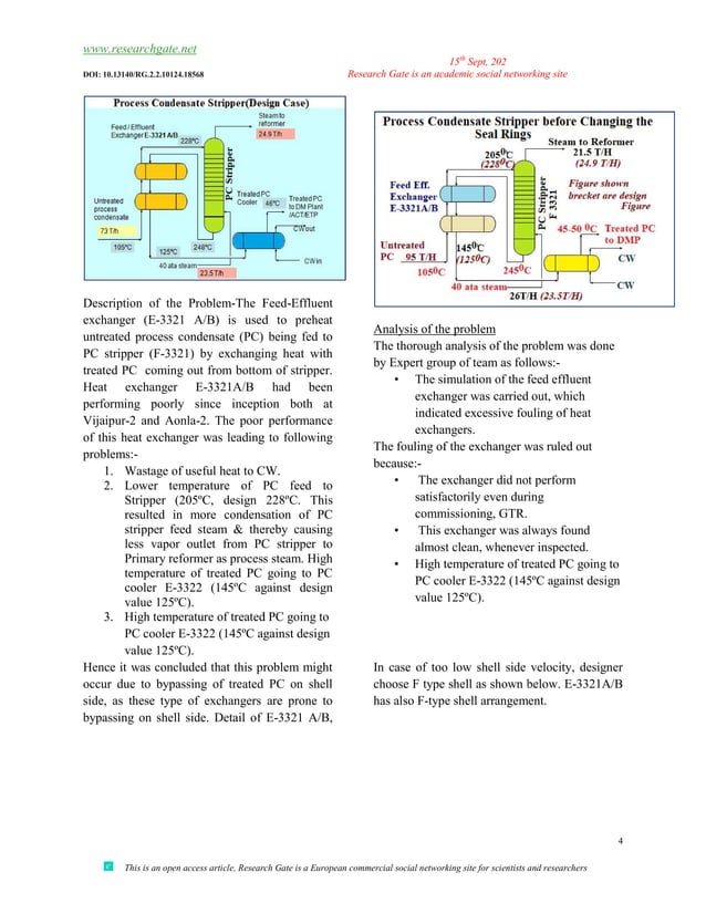 A case study on Process Condensate Stripper in Ammonia Plant by Prem ...