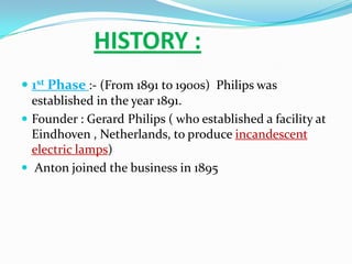 A case study on restructuring philips | PPTX