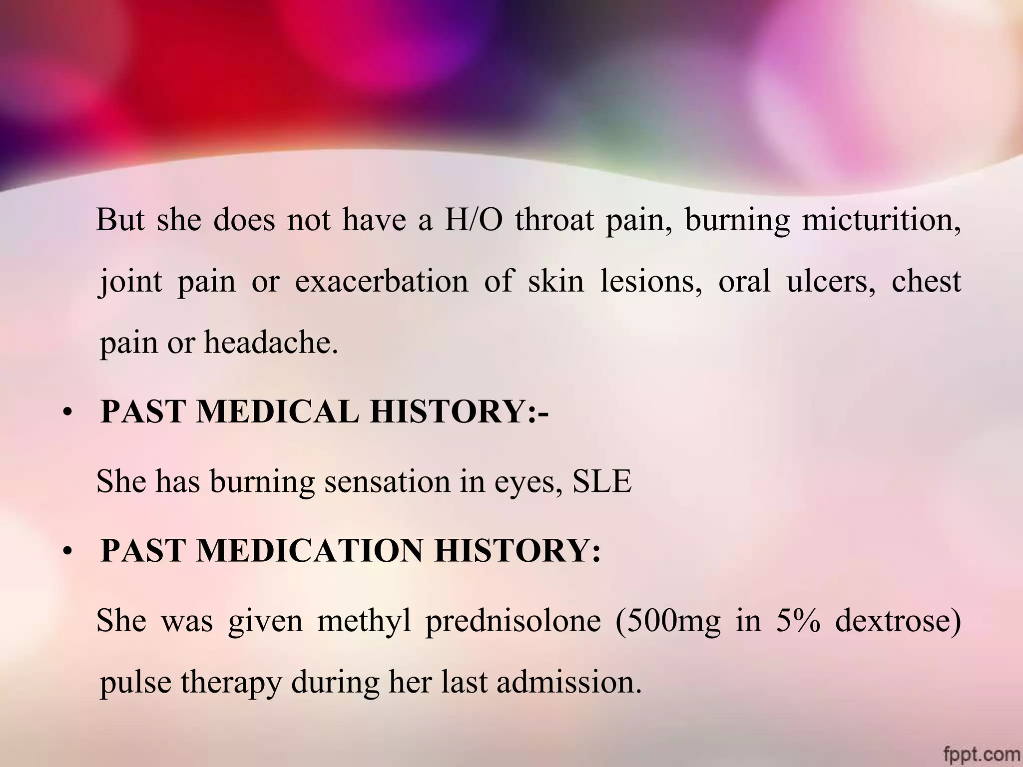 A case study on systemic lupus erythamatosus | PPTX