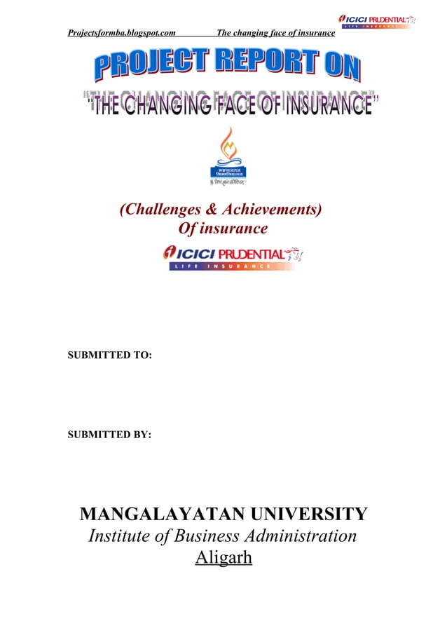 A case study on the changing face of insurance | PDF
