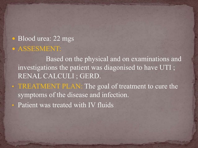 A case study on uti | PPT