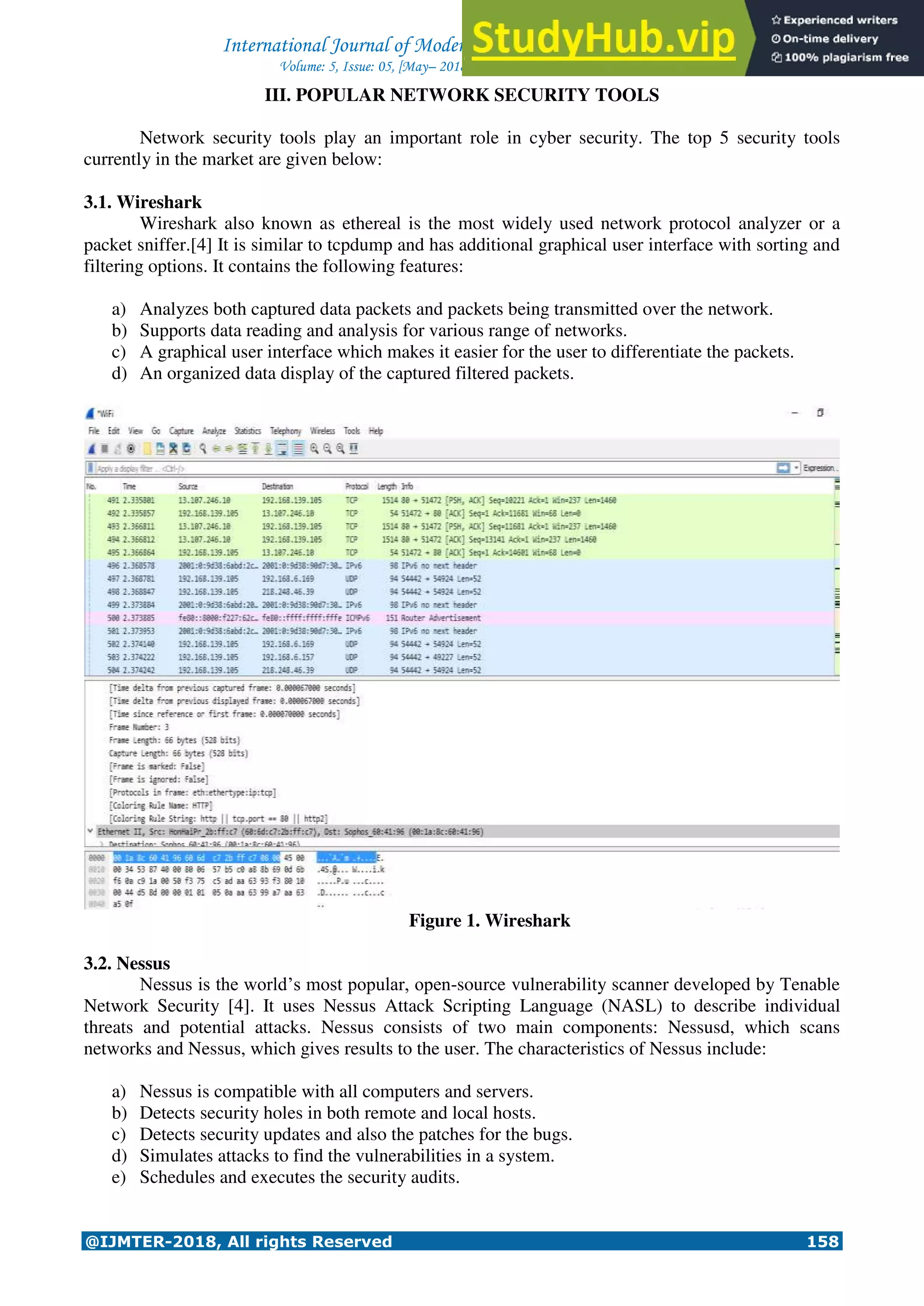 A CASE STUDY ON VARIOUS NETWORK SECURITY TOOLS | PDF