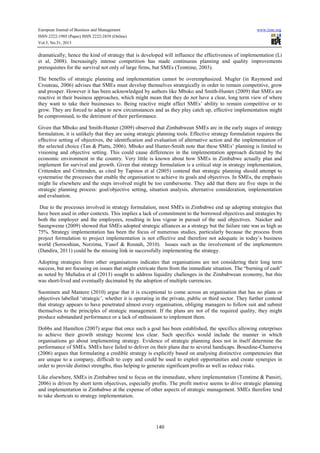 A case study review of the strategy formulation | PDF | Small and ...