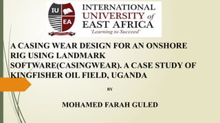 A CASING WEAR MODEL DESIGN FOR AN ONSHORE.pptx