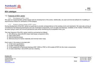 A catalogue of ie5+ asynchronous motors | PDF