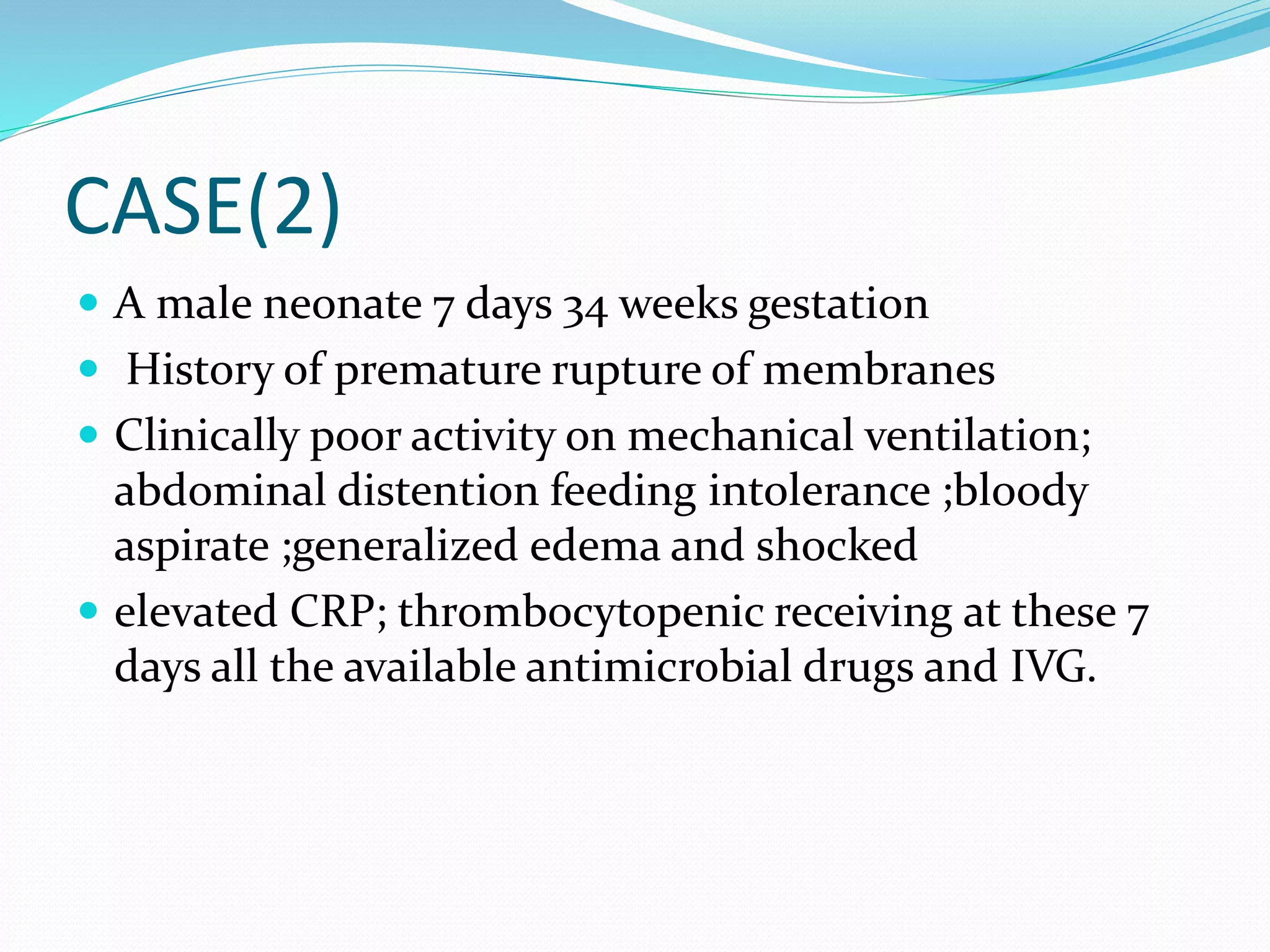 management of neonatal sepsis | PPTX