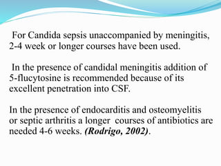 management of neonatal sepsis | PPTX