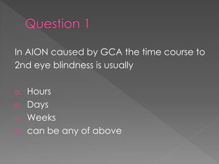 Neuro-ophthalmology - A cautionary tale | PPT