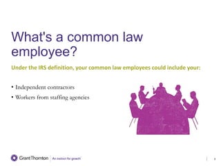 ACA - What you should know about worker classification | PDF