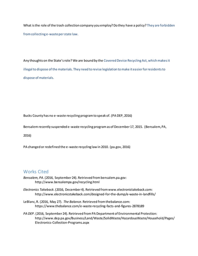 E waste Research paper | PDF