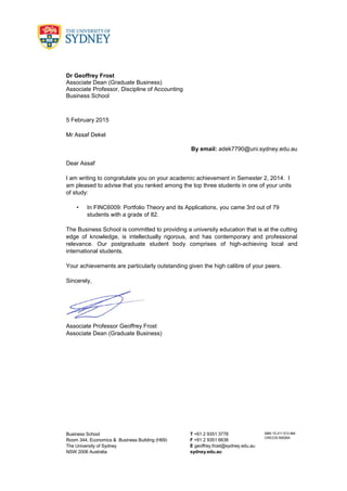 Sem2_2014_excellence_letter | PDF