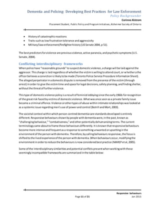 WRITING SAMPLE ADRD and policing policy backgrounder | DOCX