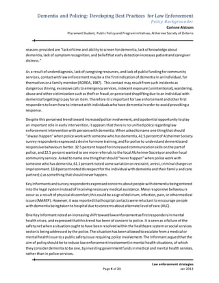 WRITING SAMPLE ADRD and policing policy backgrounder | DOCX