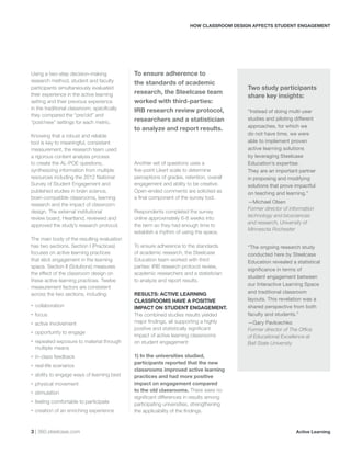 How Classroom Design Affects Student Engagement | PDF | Educational ...