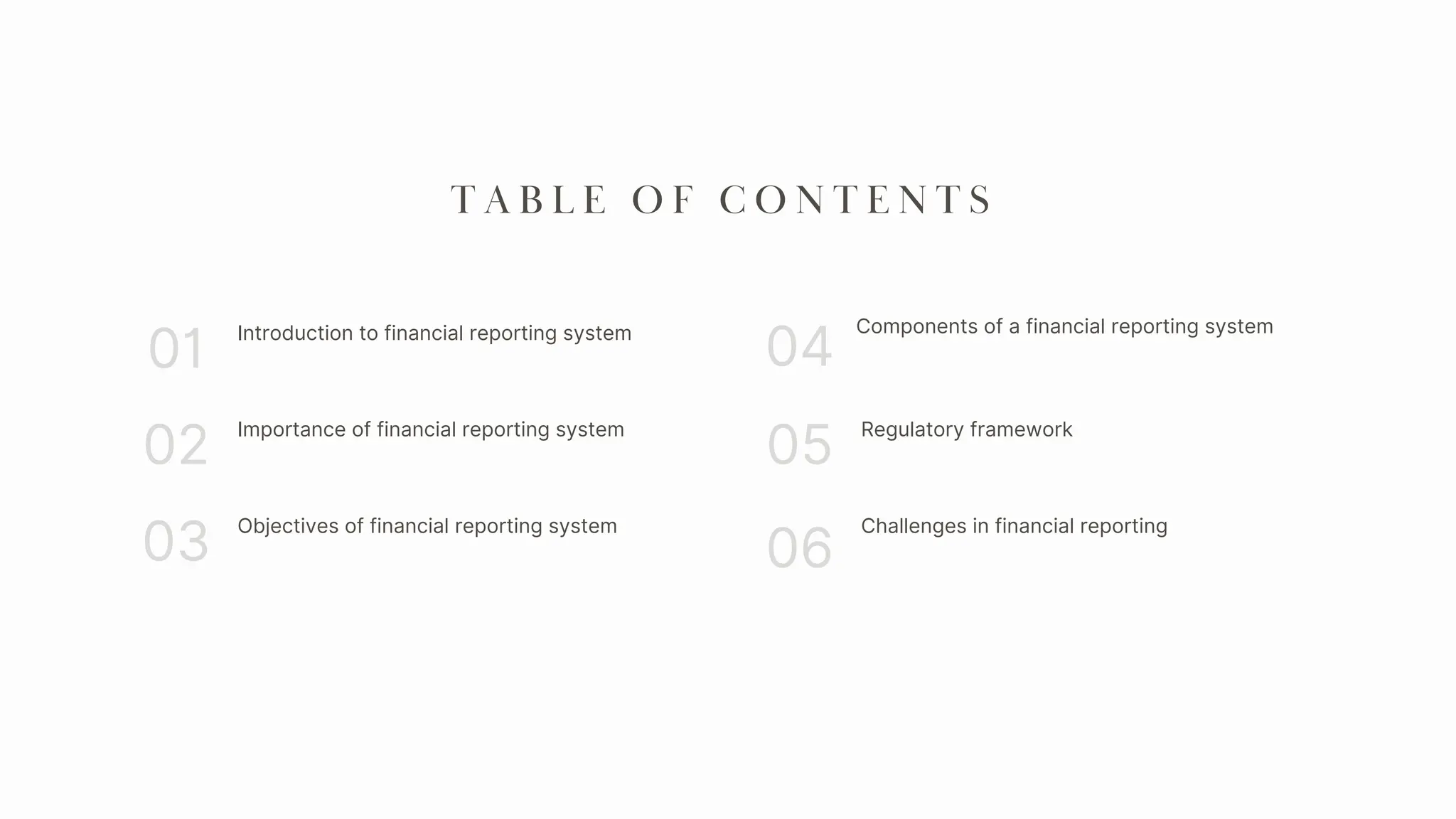 Financial Reporting System, B Com, MBA, Finance | PPT