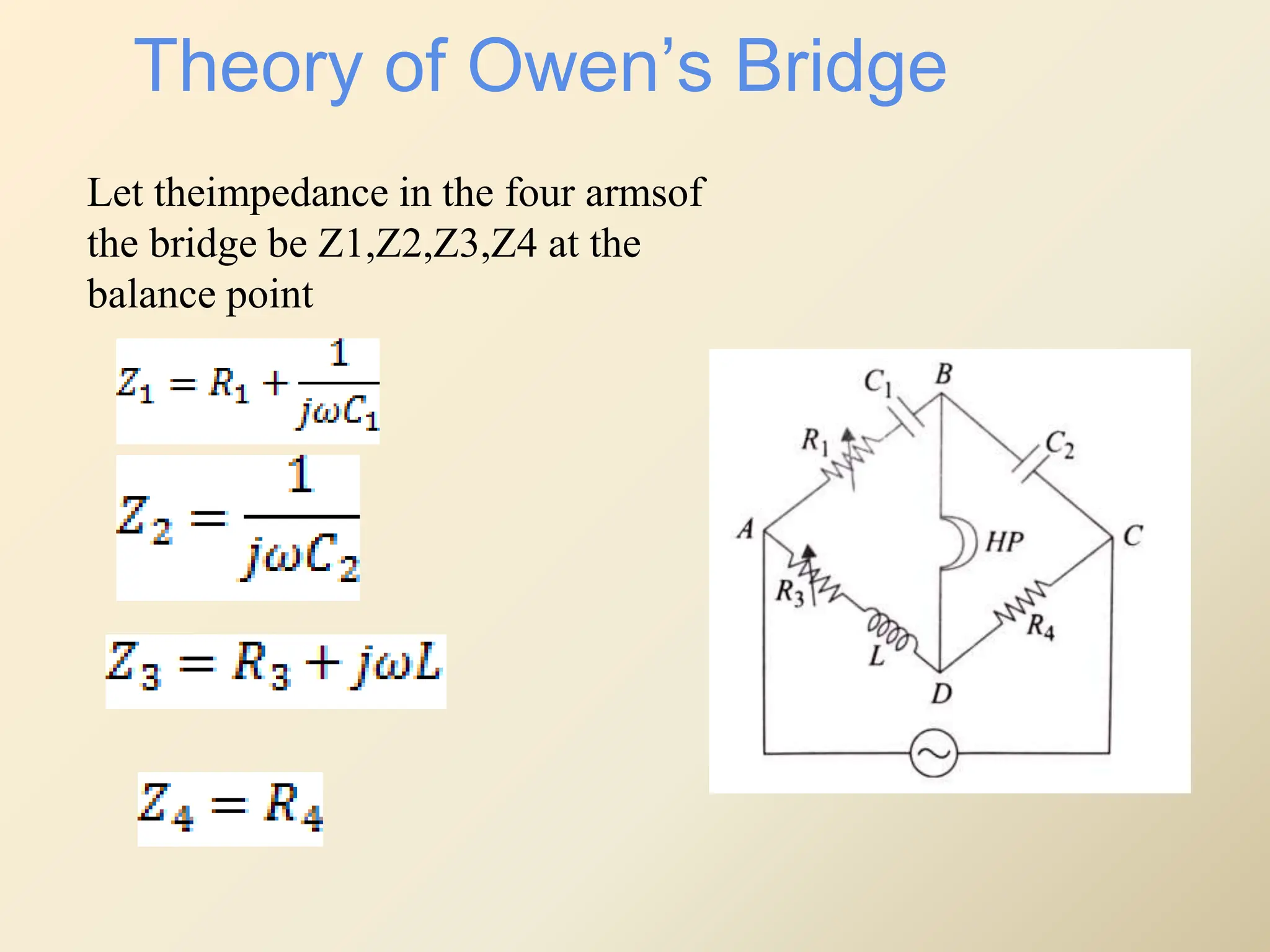 AC bridge and DC Circuit B.Sc. Physics Electronics .pptx