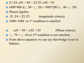 AC bridge and DC Circuit B.Sc. Physics Electronics .pptx