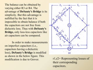AC bridge and DC Circuit B.Sc. Physics Electronics .pptx