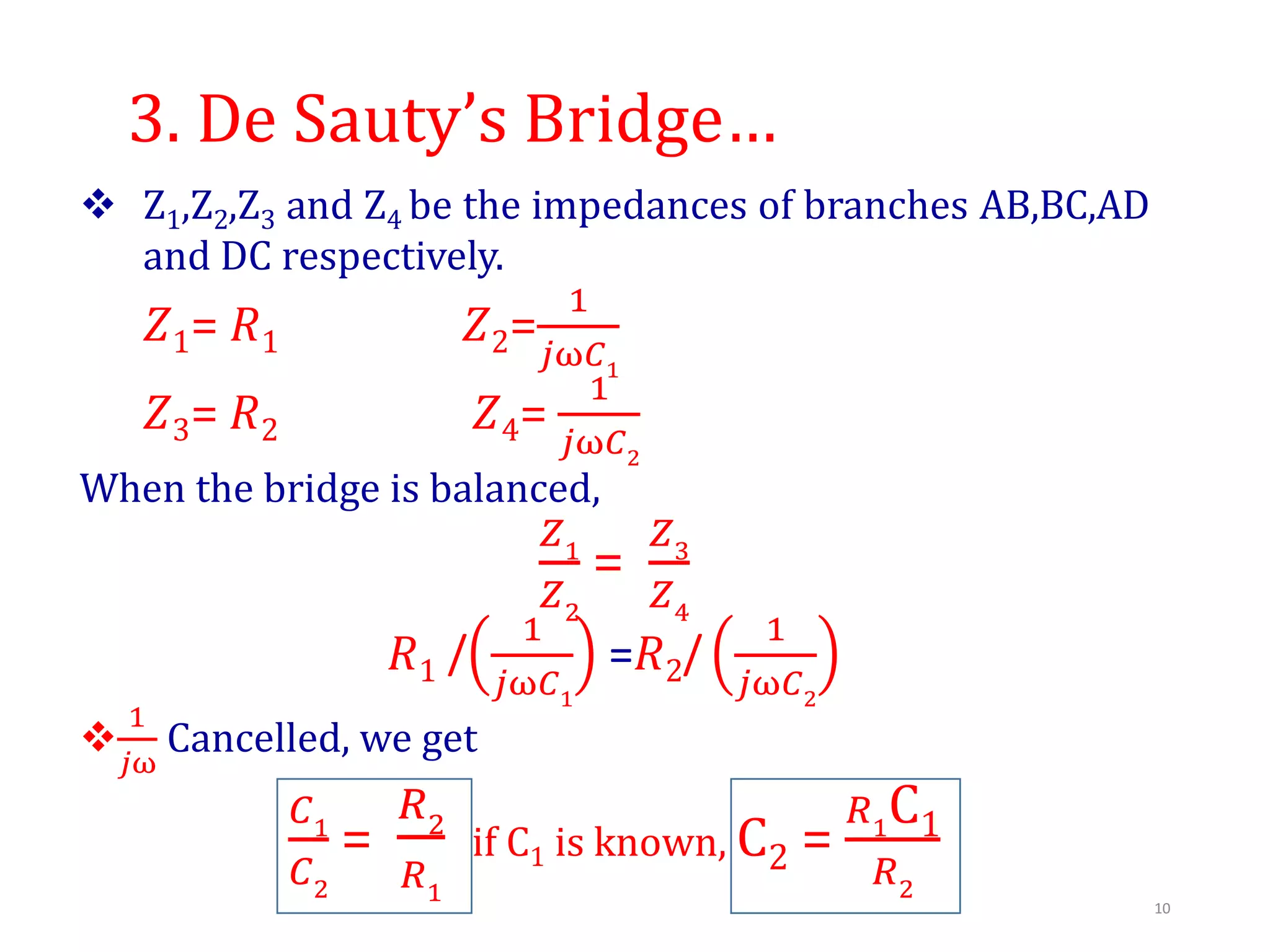 AC bridges | PPT