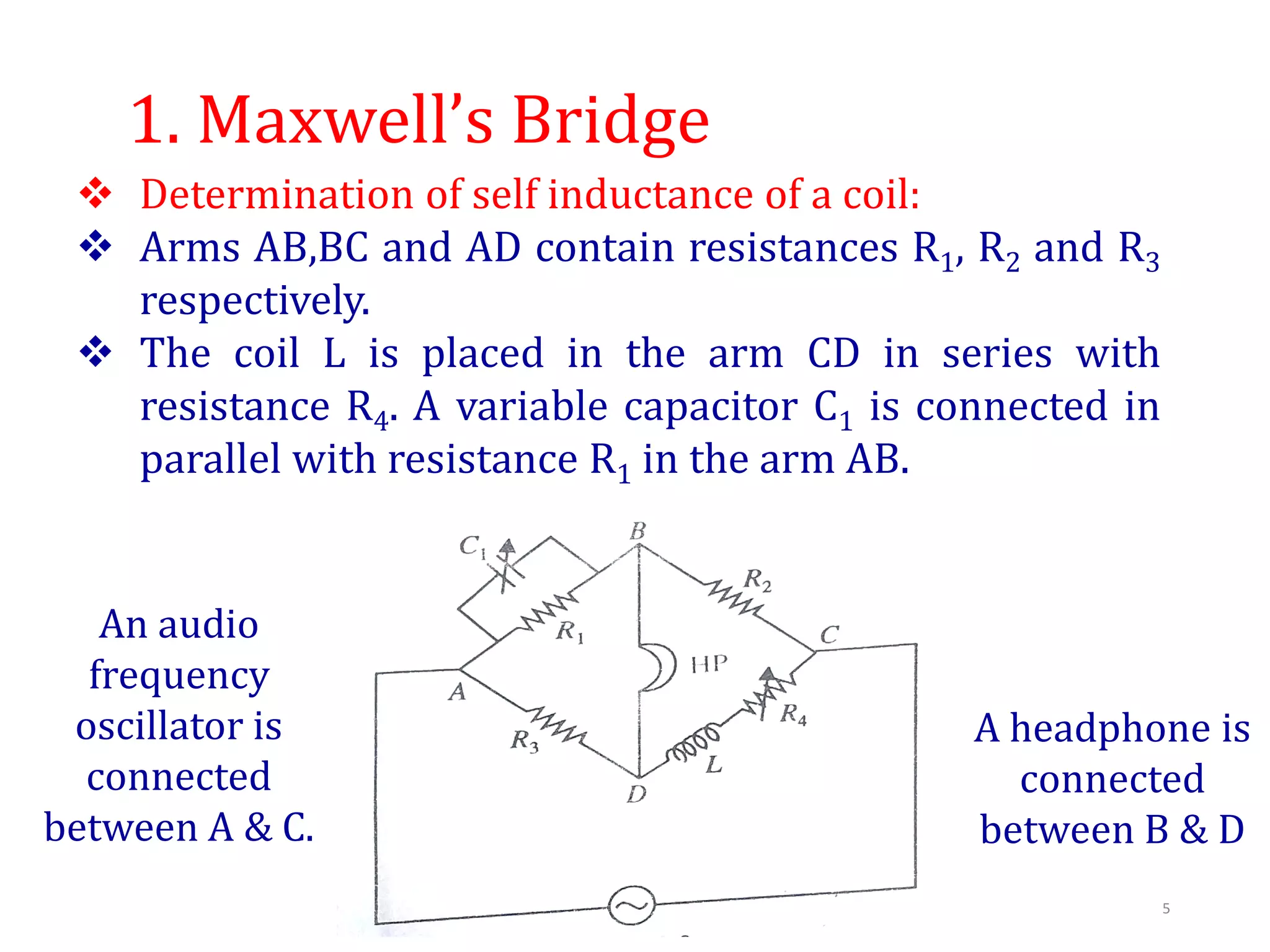 AC bridges | PPT